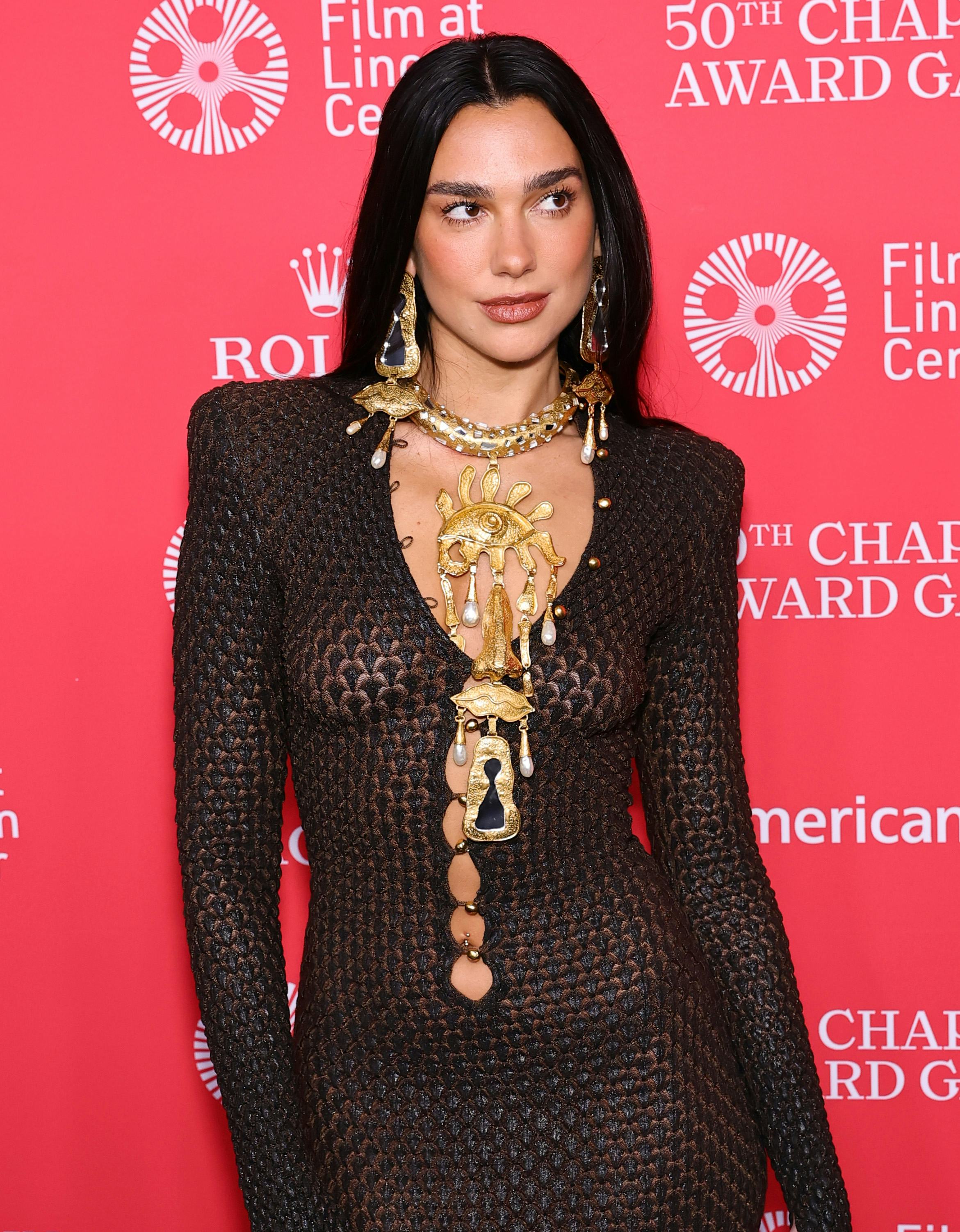 Dua Lipa Exposed Her Thong & Nipples In A Sheer Schiaparelli Dress