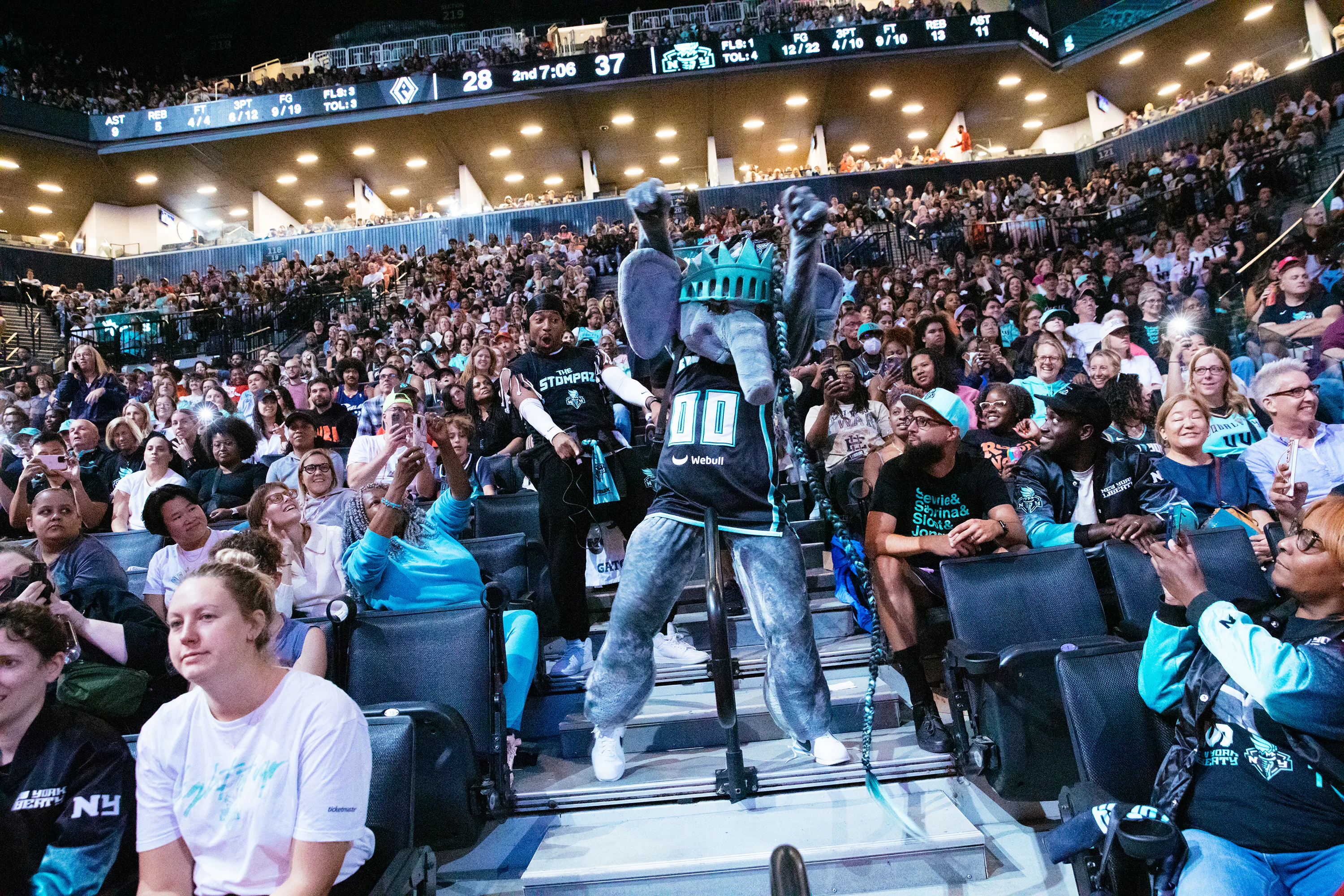 The New York Liberty’s Mascot Ellie The Elephant Is An Icon