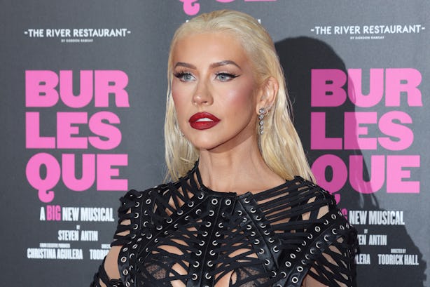 Christina Aguilera Wore Several 'Burlesque'-Inspired Looks In London