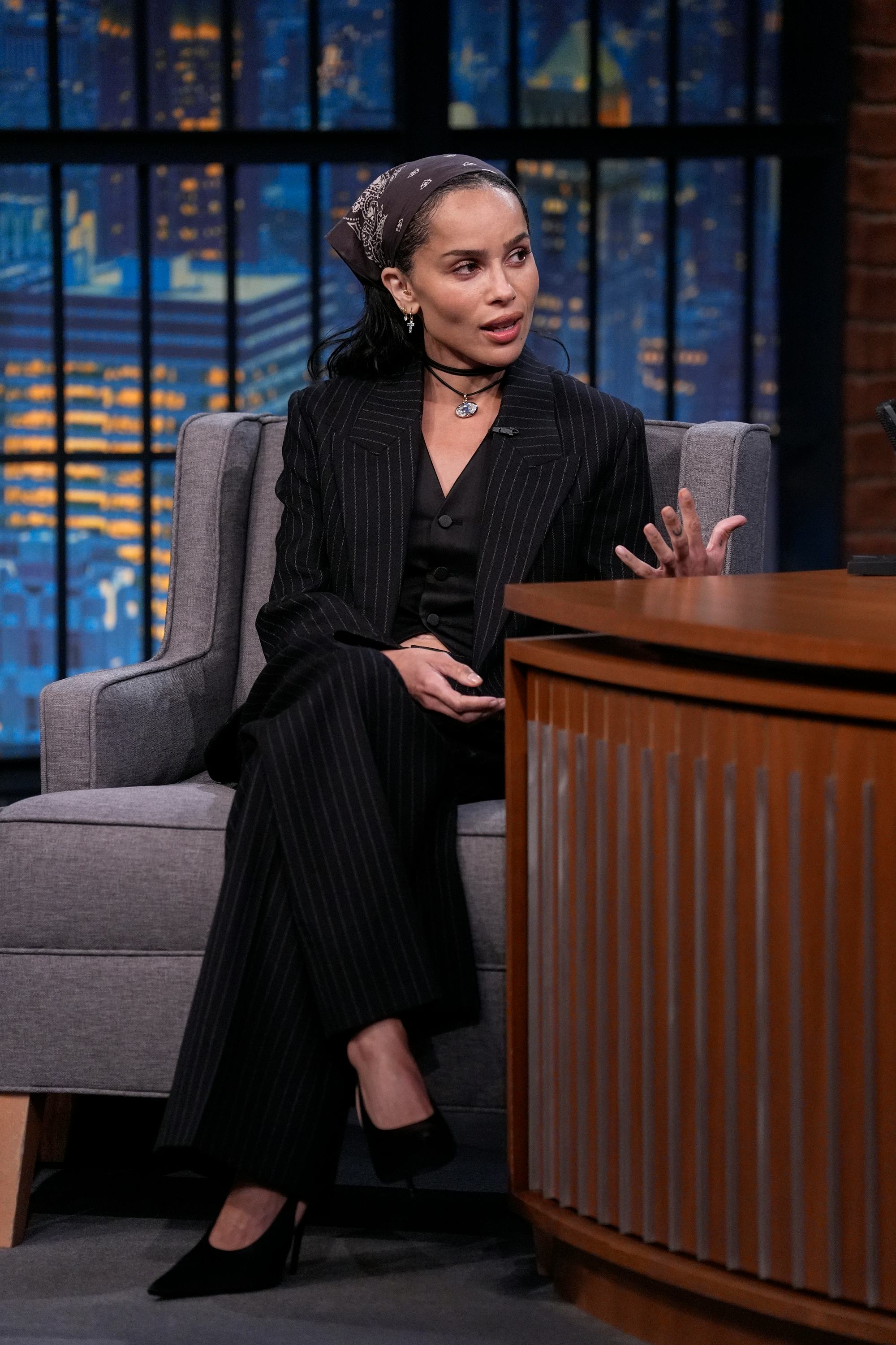 Zoë Kravitz’s Bandana Is The Ultimate Summer Hair Hack