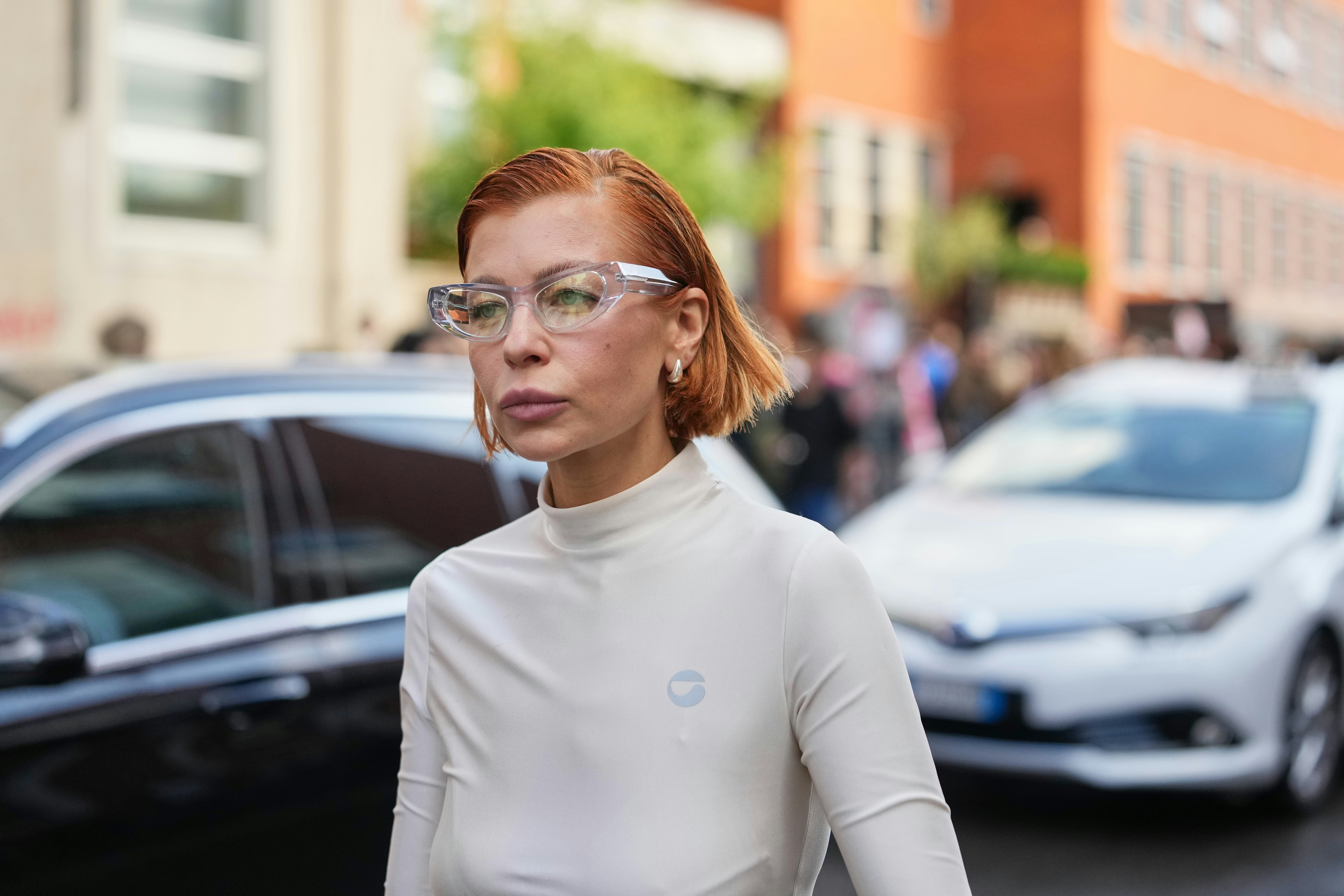 The Milan Fashion Week Spring/Summer 2026 Street Style Beauty Looks Are Anything But Subtle