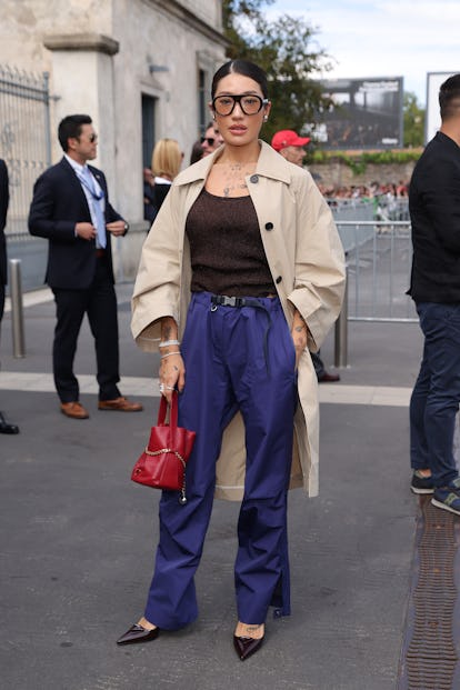 The Best Front-Row Style At Milan Fashion Week SS26
