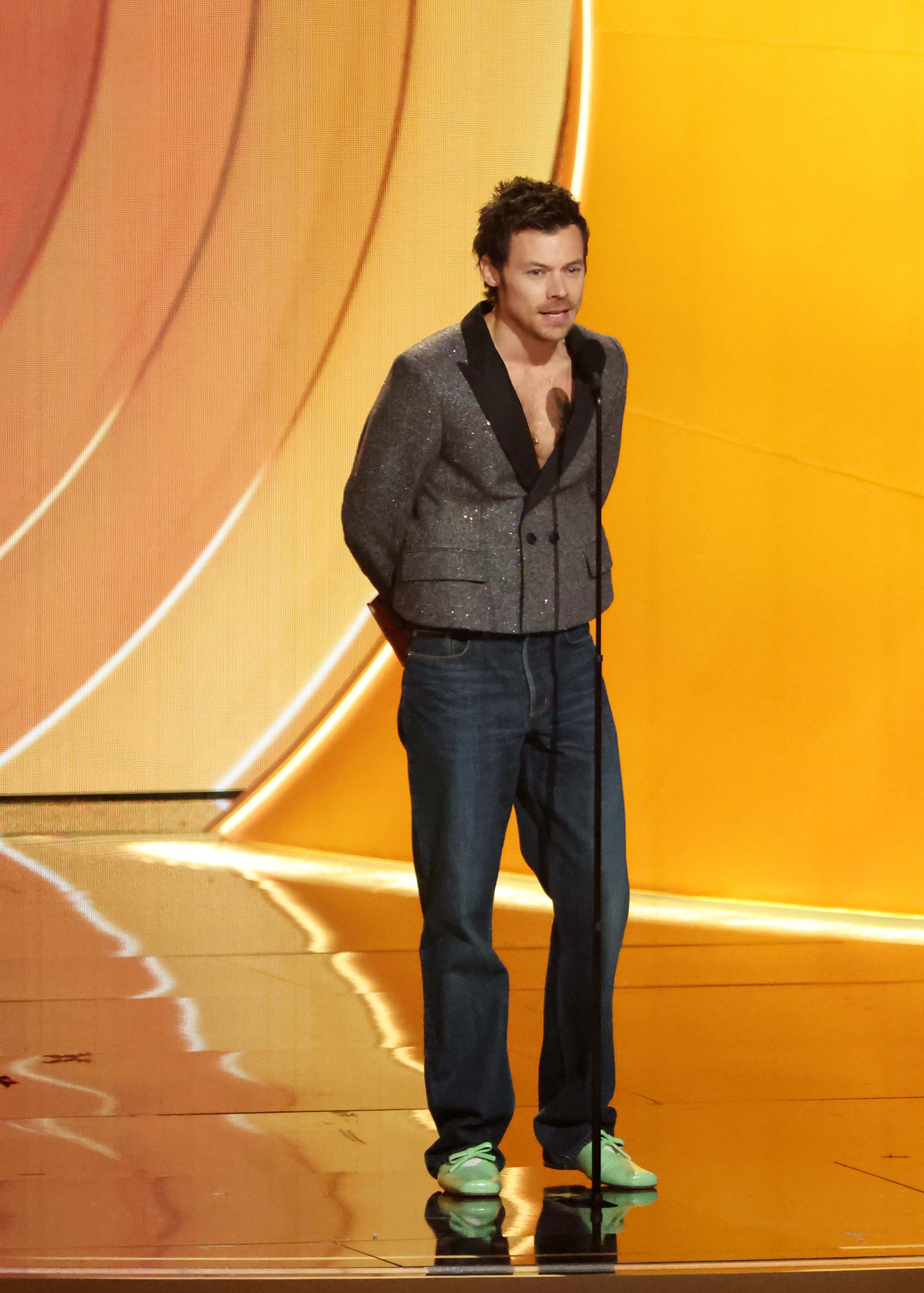 Harry Styles’s Ballerina Flats Were the Talk of the 2026 Grammys
