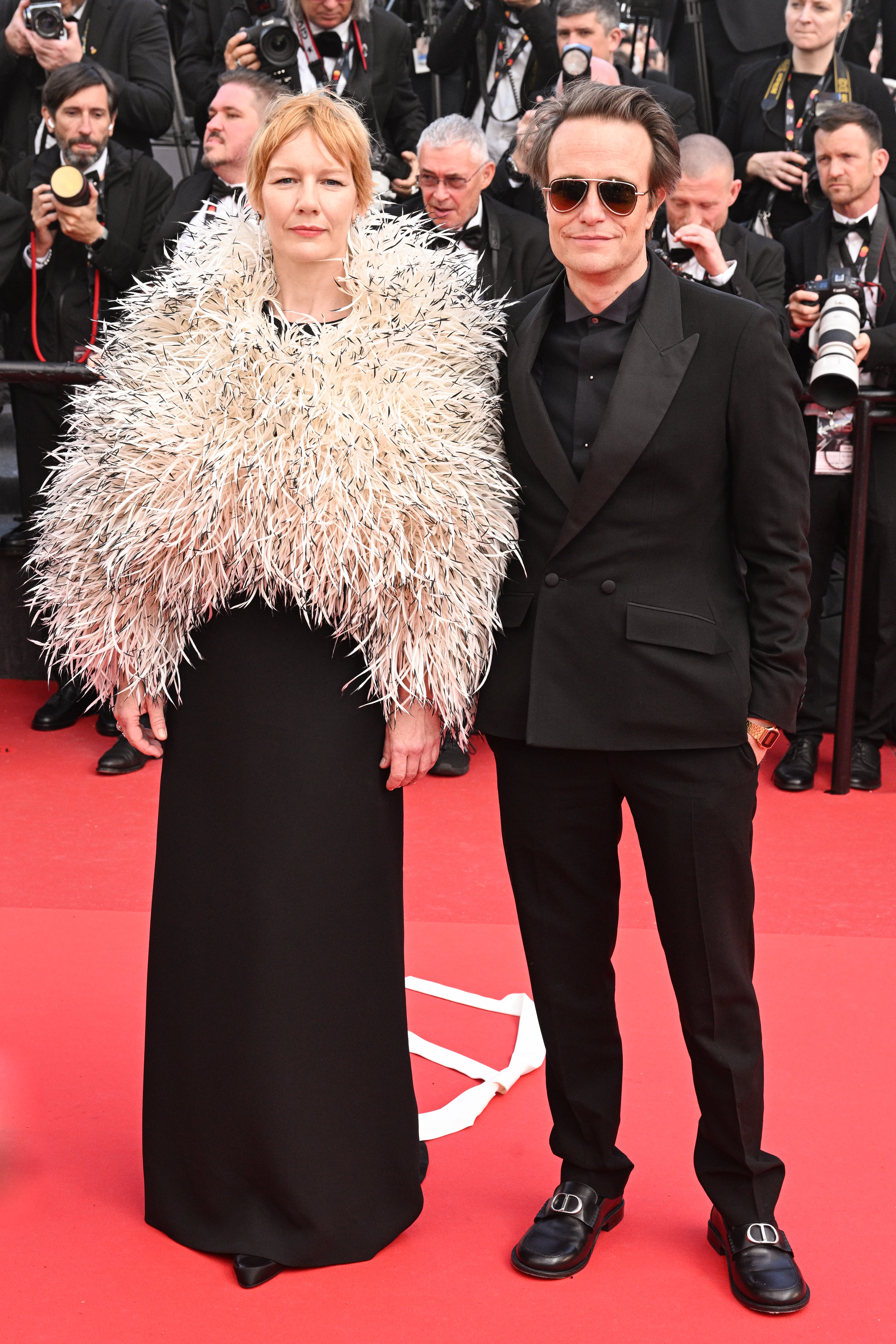 Sandra Hüller Takes Flight at Cannes with a Burst of Chanel Feathers