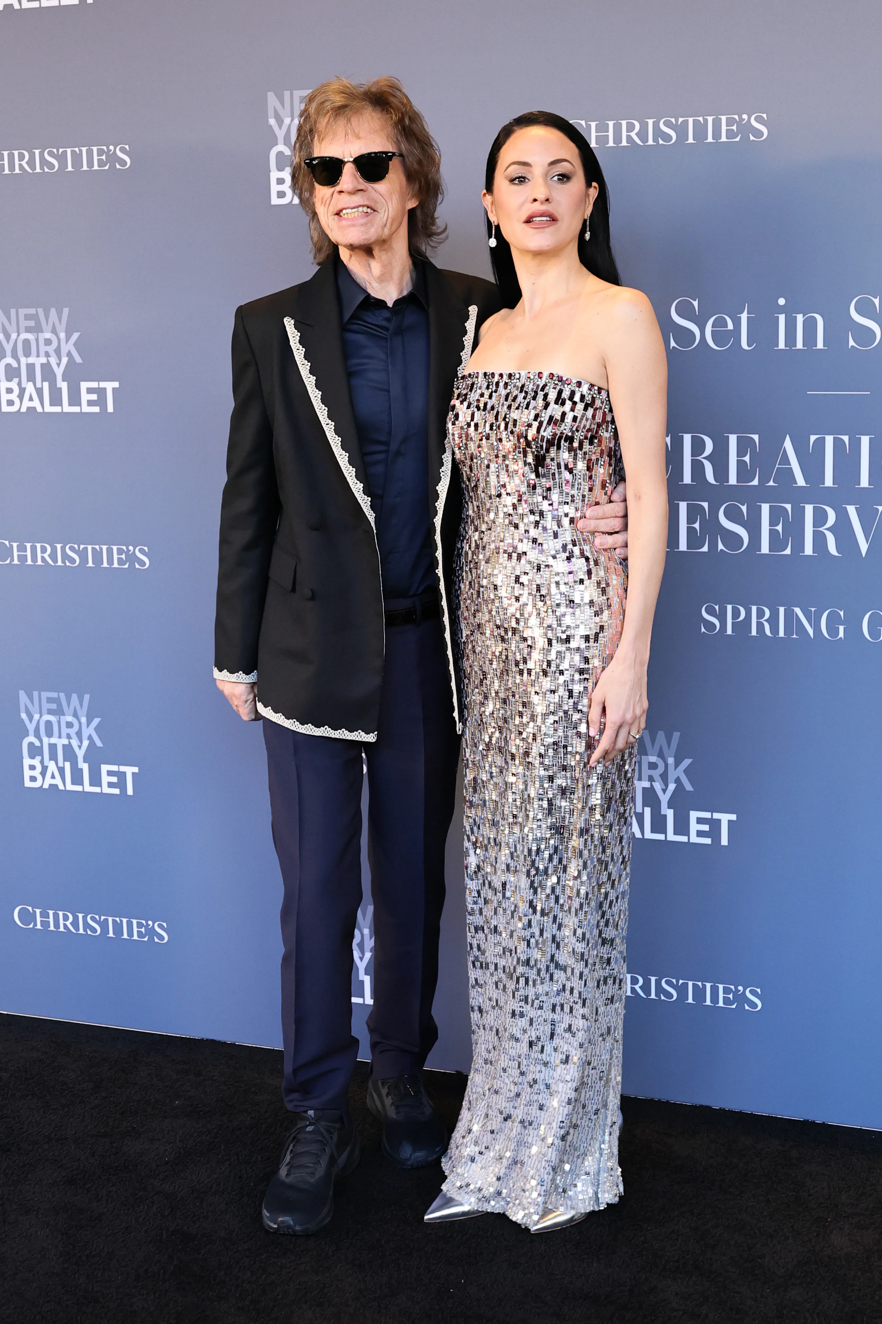 Mick Jagger Makes Rare Appearance With Fiancée Melanie Hamrick at a ...