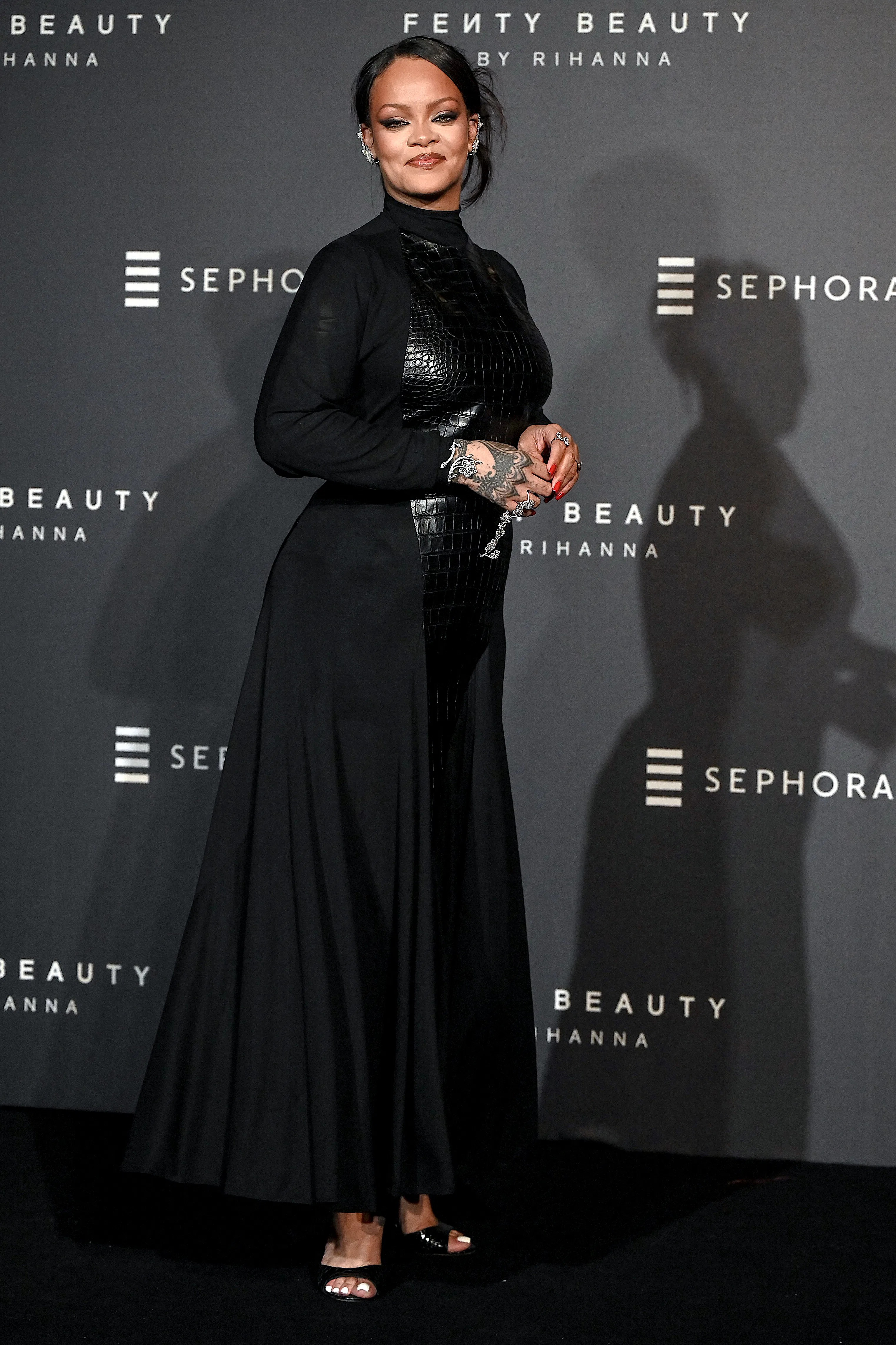 Rihanna's Monochrome Outfit Is Its Own Amber Sunset