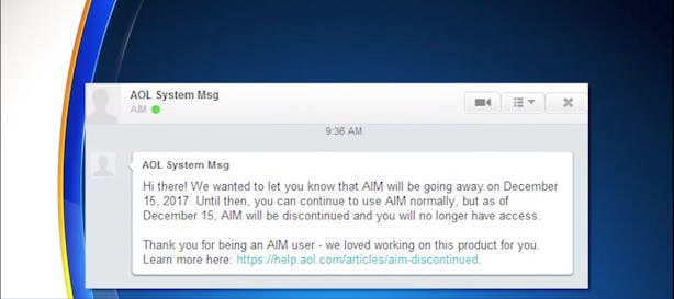 AIM Memes & Jokes That Show People Are Mourning The Teen Staple