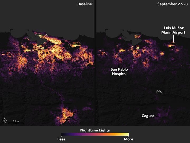 Satellite Images Of Puerto Rico Before & After Hurricane Maria Put That ...