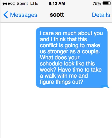 5 Serious Texts To Send Your Partner When You're Mad Besides "We Need ...