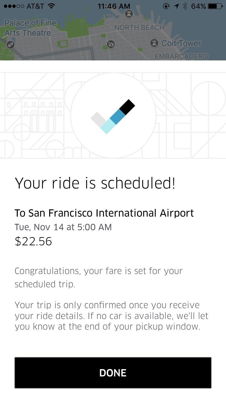 How To Schedule An Uber & Lock In The Cost Of Your Ride Hours Before ...