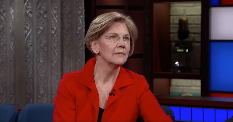 Stephen Colbert Asked Elizabeth Warren If Al Franken Should Step Down ...
