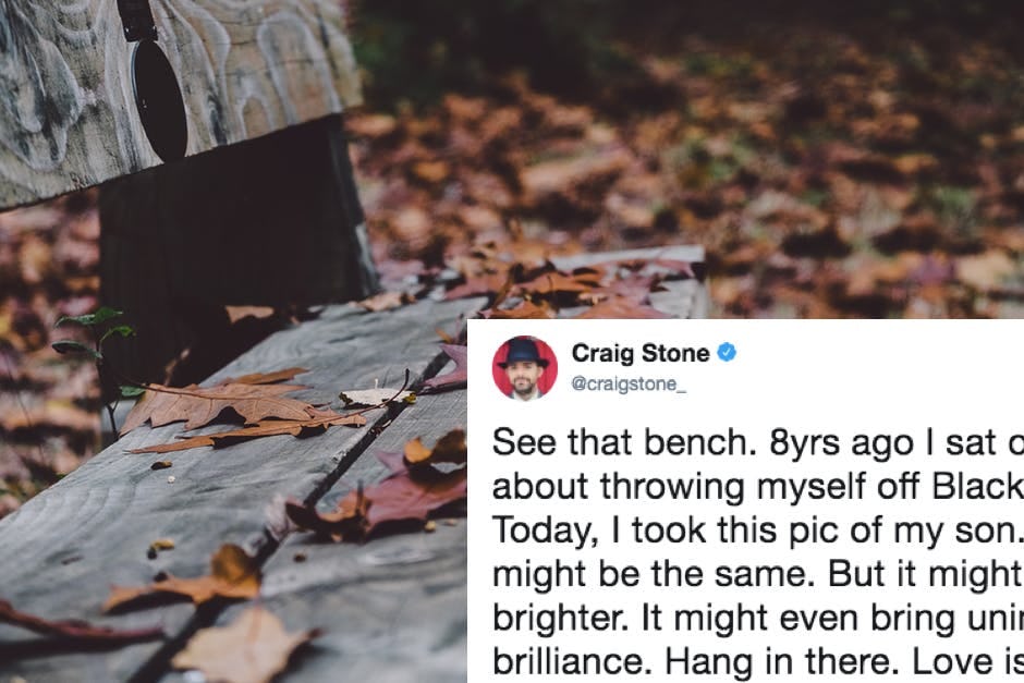 Writer Craig Stone’s Viral Tweet About Depression & Past Thoughts Of ...