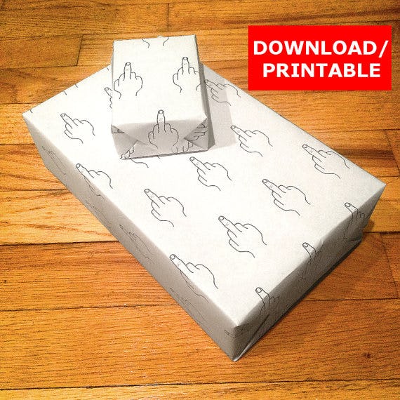 This “Merry [Expletive] Christmas” Wrapping Paper Is So Aggressively ...