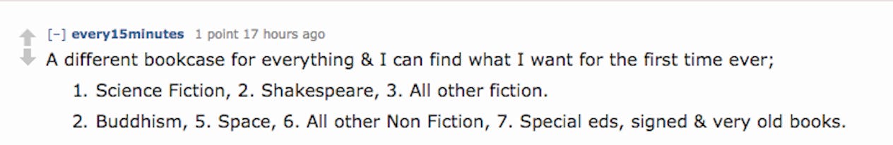 The 15 Best Ways To Organize Your Bookshelves, According To Reddit Users