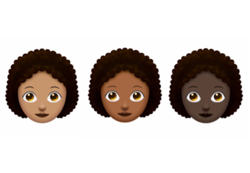 A Natural Hair Emoji Is In The Works, But Her Curls Are A Little ...