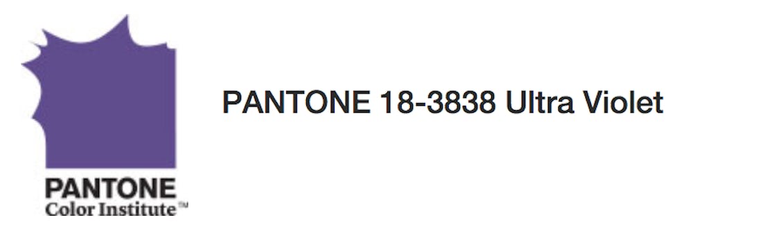 Pantone's 2018 Color Of The Year Is The Coolest Shade Of Purple