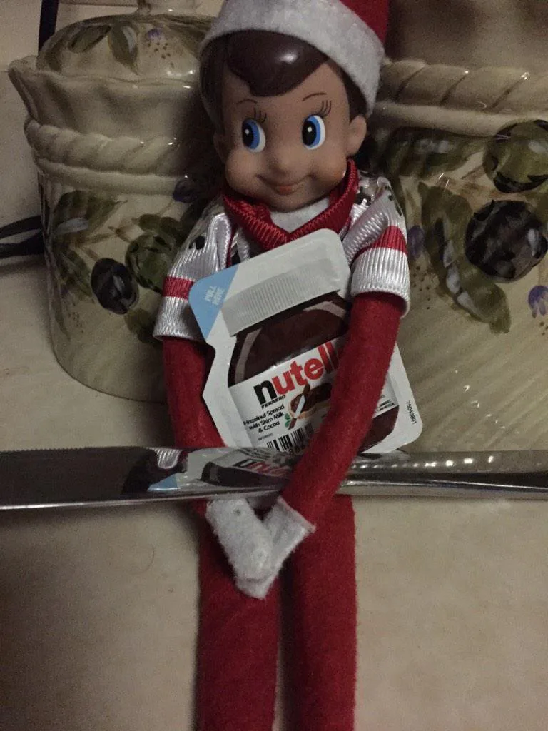 28 Elf On The Shelf Ideas Using Food, Because You've Got Plenty Of It