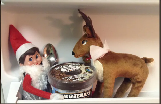28 Elf On The Shelf Ideas Using Food, Because You've Got Plenty Of It