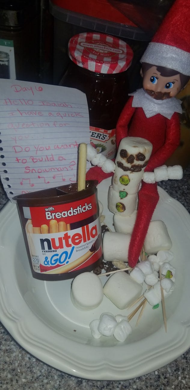 28 Elf On The Shelf Ideas Using Food, Because You've Got Plenty Of It