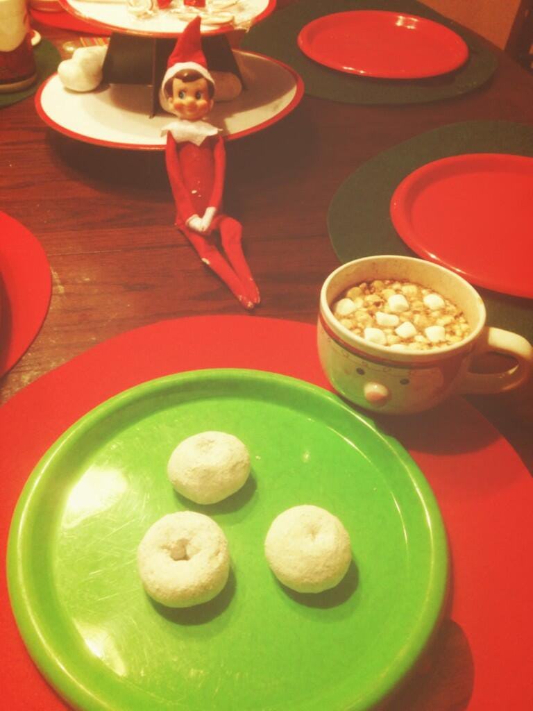 28 Elf On The Shelf Ideas Using Food, Because You've Got Plenty Of It