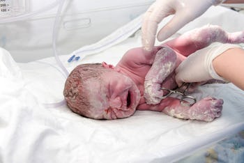 What Is Your Baby Covered In When They're Born? They Look A Little Sticky
