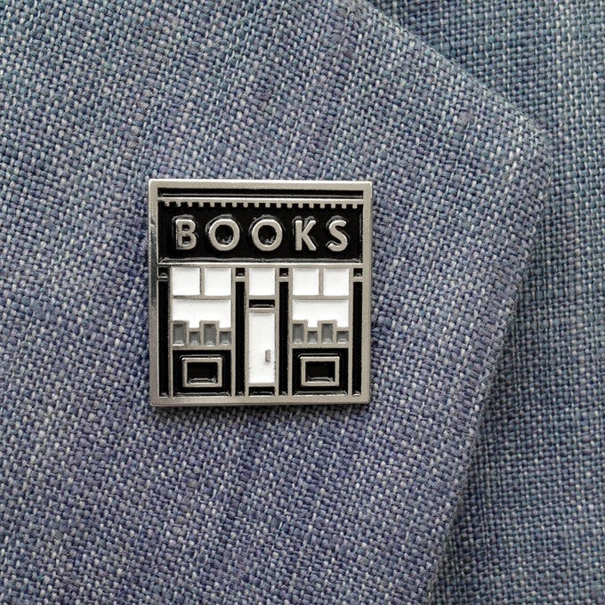 25 Literary Enamel Pins To Add Some Bookish Swag To Your Beach Bag