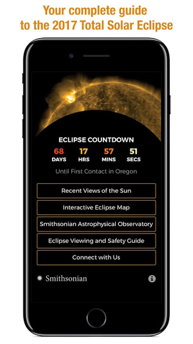 The Best Free Apps For Viewing The 2017 Solar Eclipse On Aug. 21