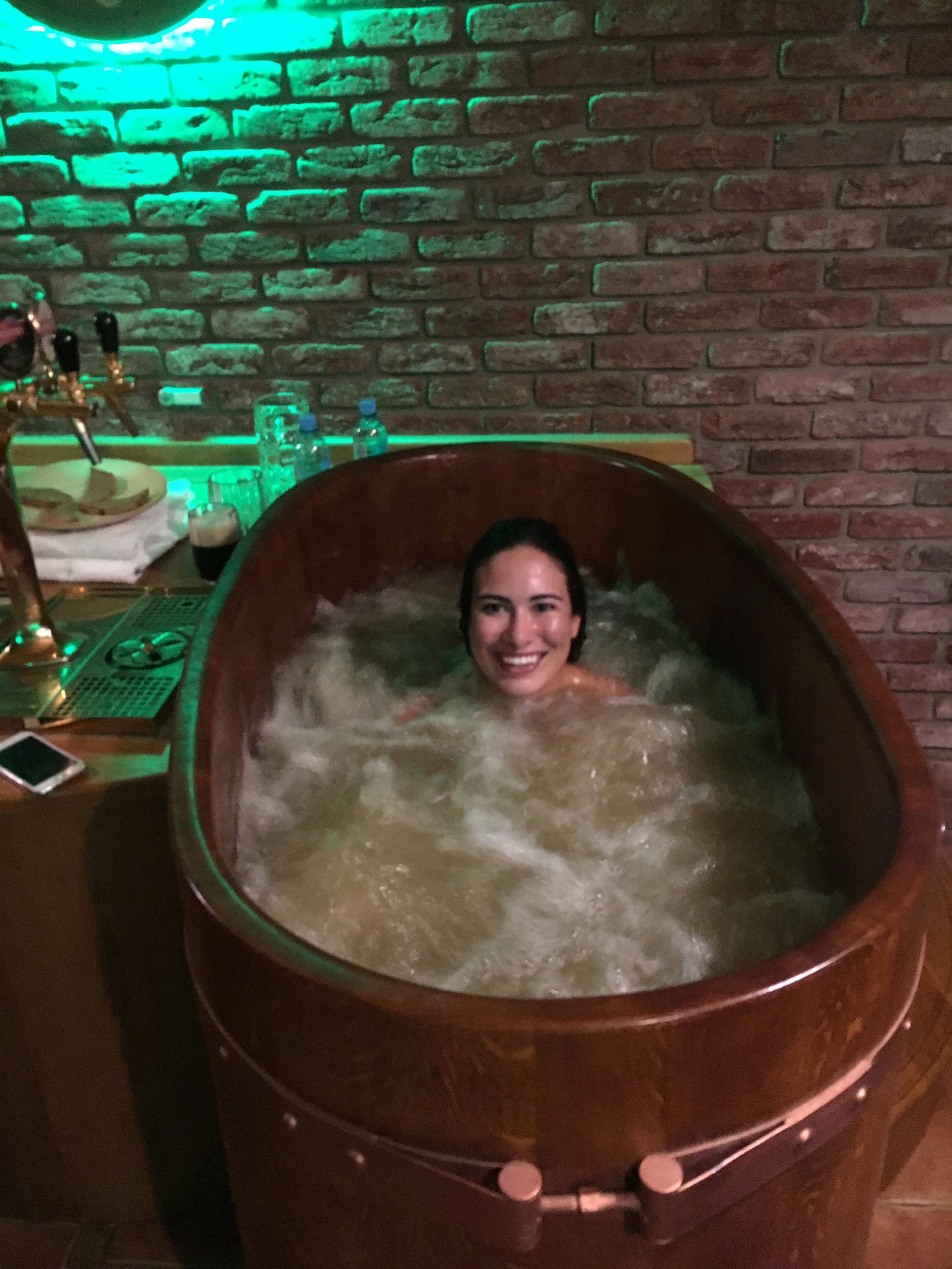 I Bathed In A Vat of Beer To See What It Would Do To My Skin & Here's ...