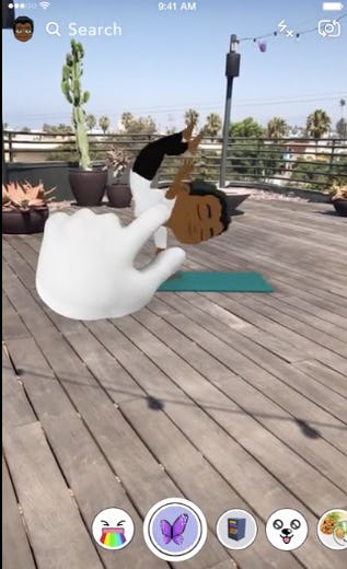How To Use 3D Bitmoji On Snapchat & Make Your Animated Self Do ...