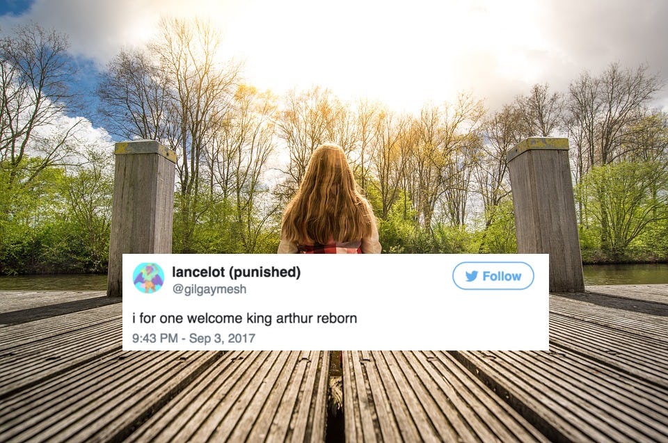 King Arthur's Sword Was "Discovered" In A Lake By A 7-Year-Old Girl On ...