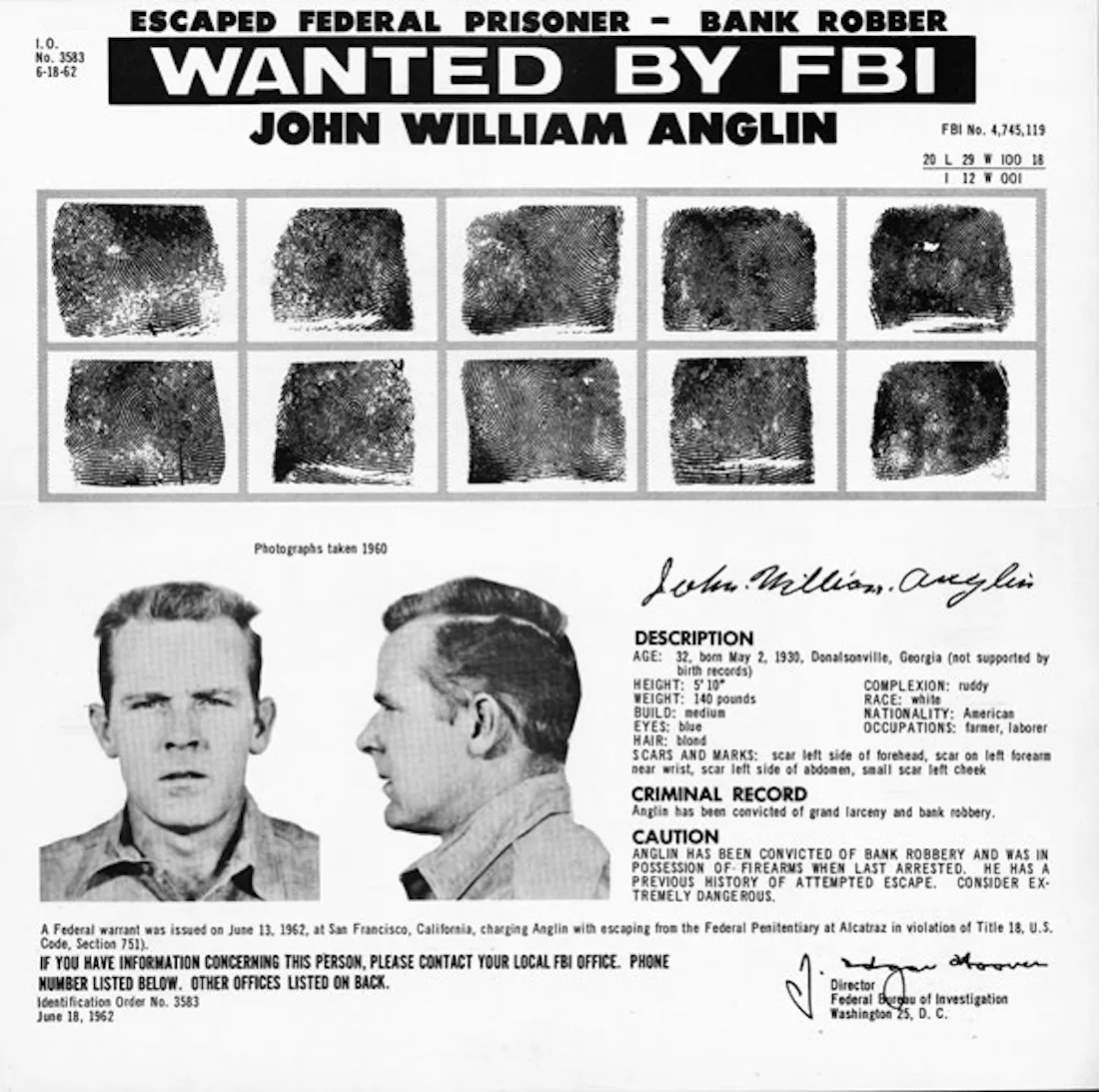 Who Is John Anglin? This Letter Might Reveal What Happened To The Only ...