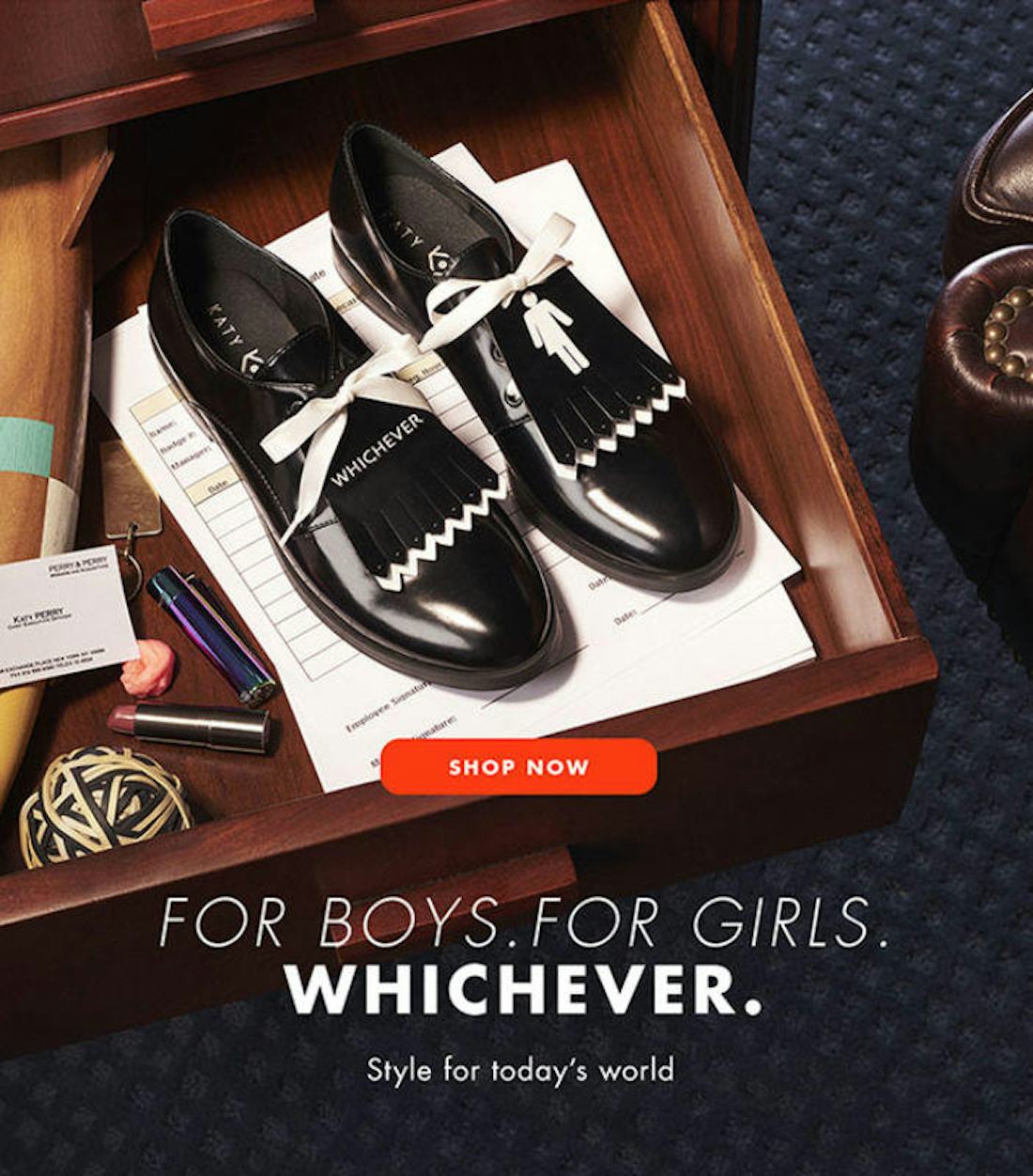 Katy Perry's "The Weaver" Shoes Celebrate Gender Neutral Identity With ...