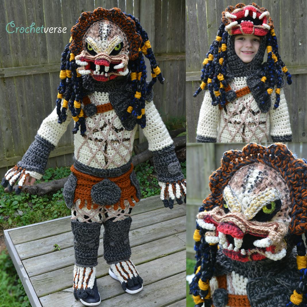 This Kid’s “Predator” Halloween Costume Was Hand-Crocheted By His ...