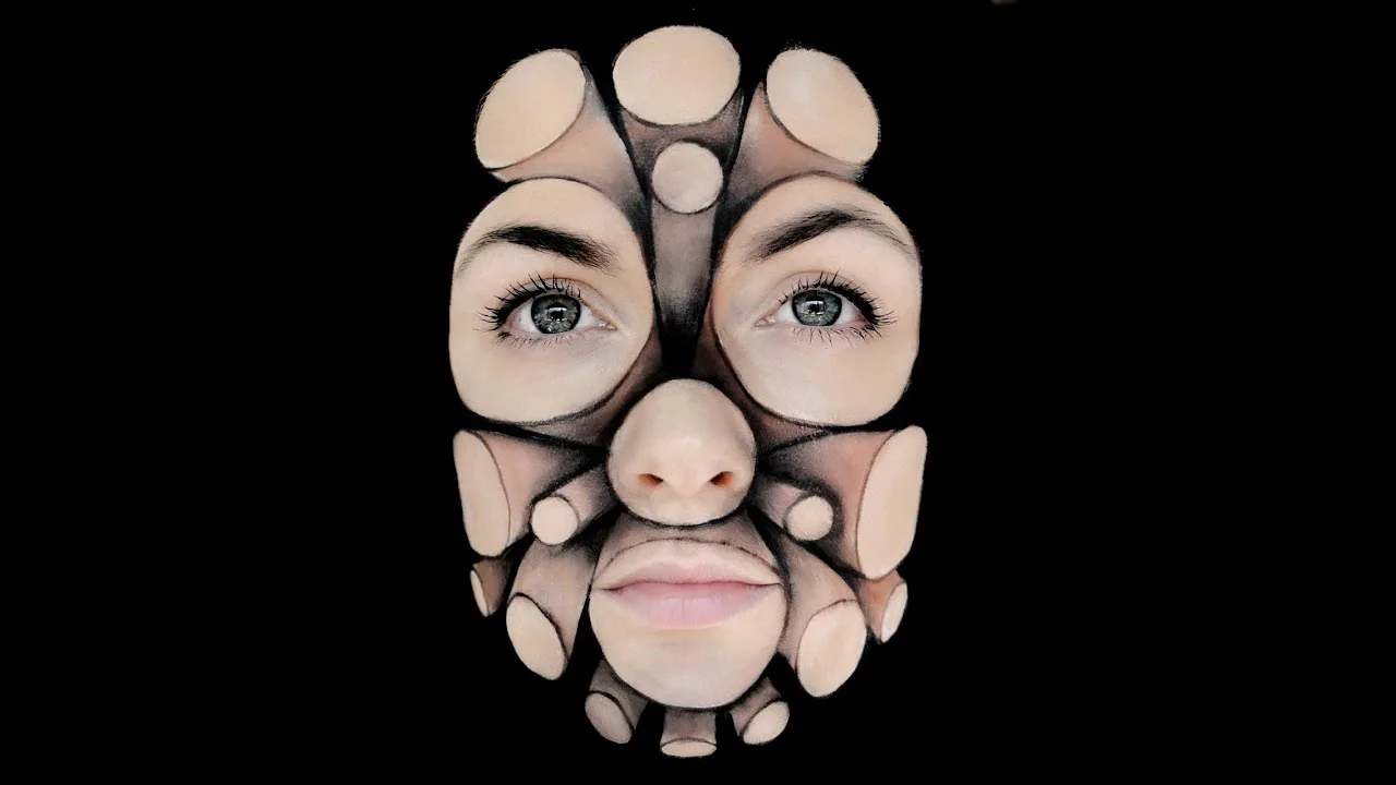 11 Mesmerizing Optical Illusion Makeup Tutorials For Halloween 2018