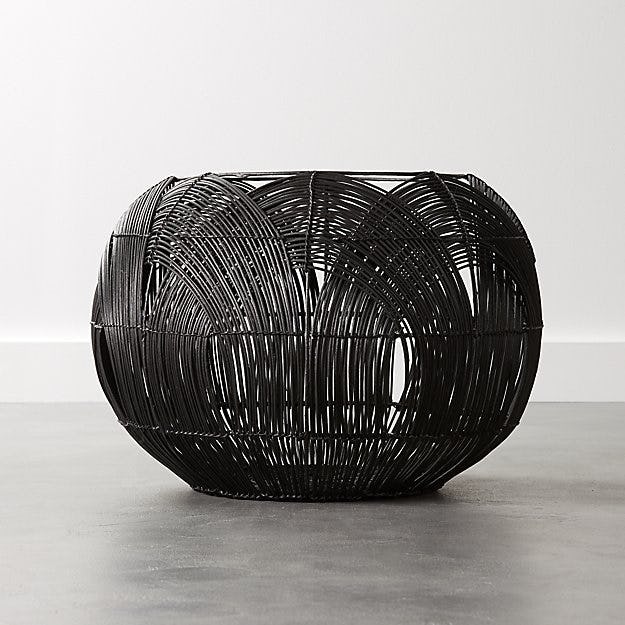 11 Decorative Storage Baskets & Boxes At CB2 That’ll Disguise Living ...