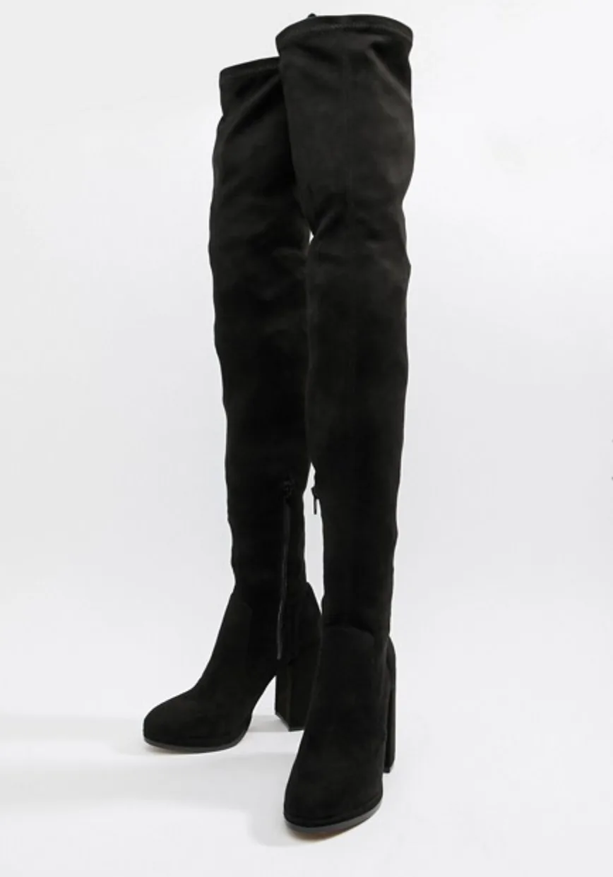 Black Over-The-Knee Boots To Pair With Literally Everything In Your ...