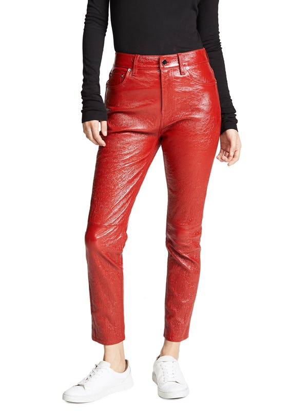How To Wear Leather Pants Like Karlie Kloss & Winnie Harlow