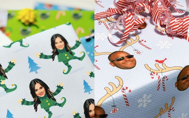 This Face Gift Wrap Lets You Put Wrap Presents With An Aggressively ...