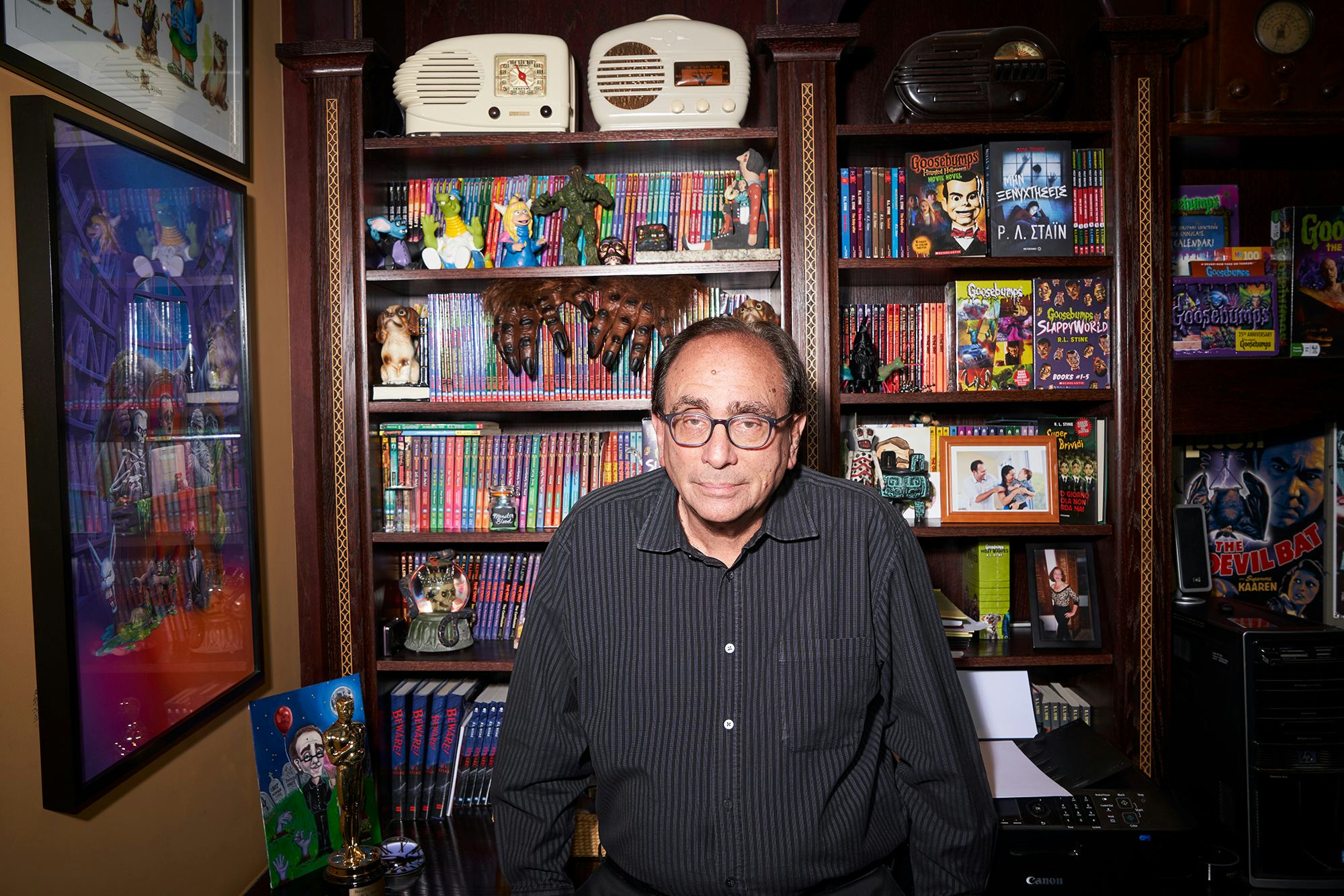 R.L. Stine's Office Is Just As Spooky As The Books He's Been Writing ...