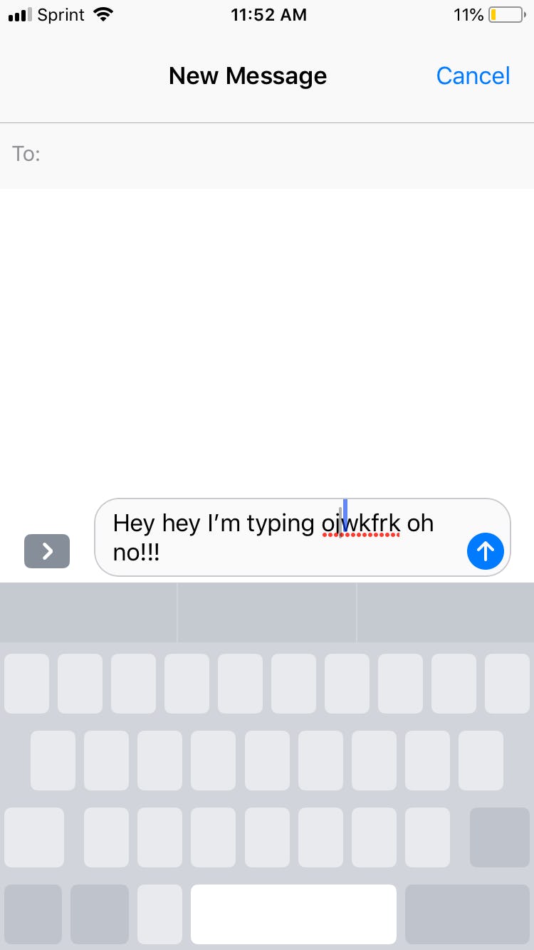 This iPhone Trick For Moving The Cursor When Typing Is A Total Game-Changer