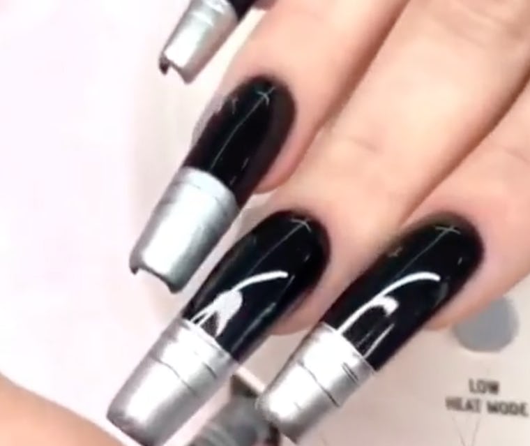 This MAC Makeup Brush Manicure Is Slightly Creepy, But Actually Can ...