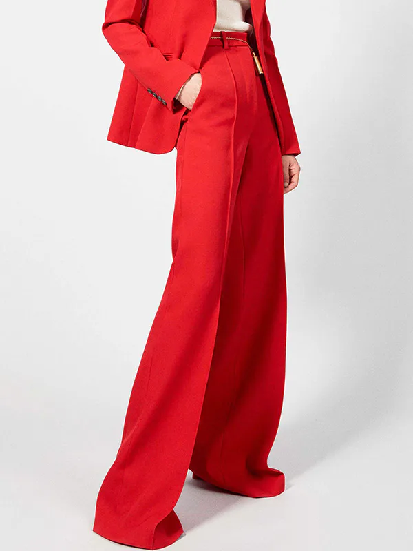 Victoria Beckham’s Red Pants Are An Easy Way To Refresh Your Work Wardrobe