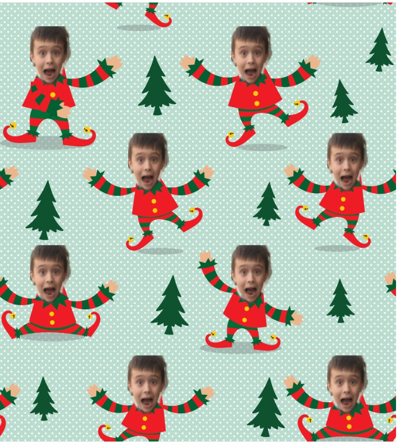 This Custom Gift Wrapping Paper With Your Face On It Makes You A Not-So ...