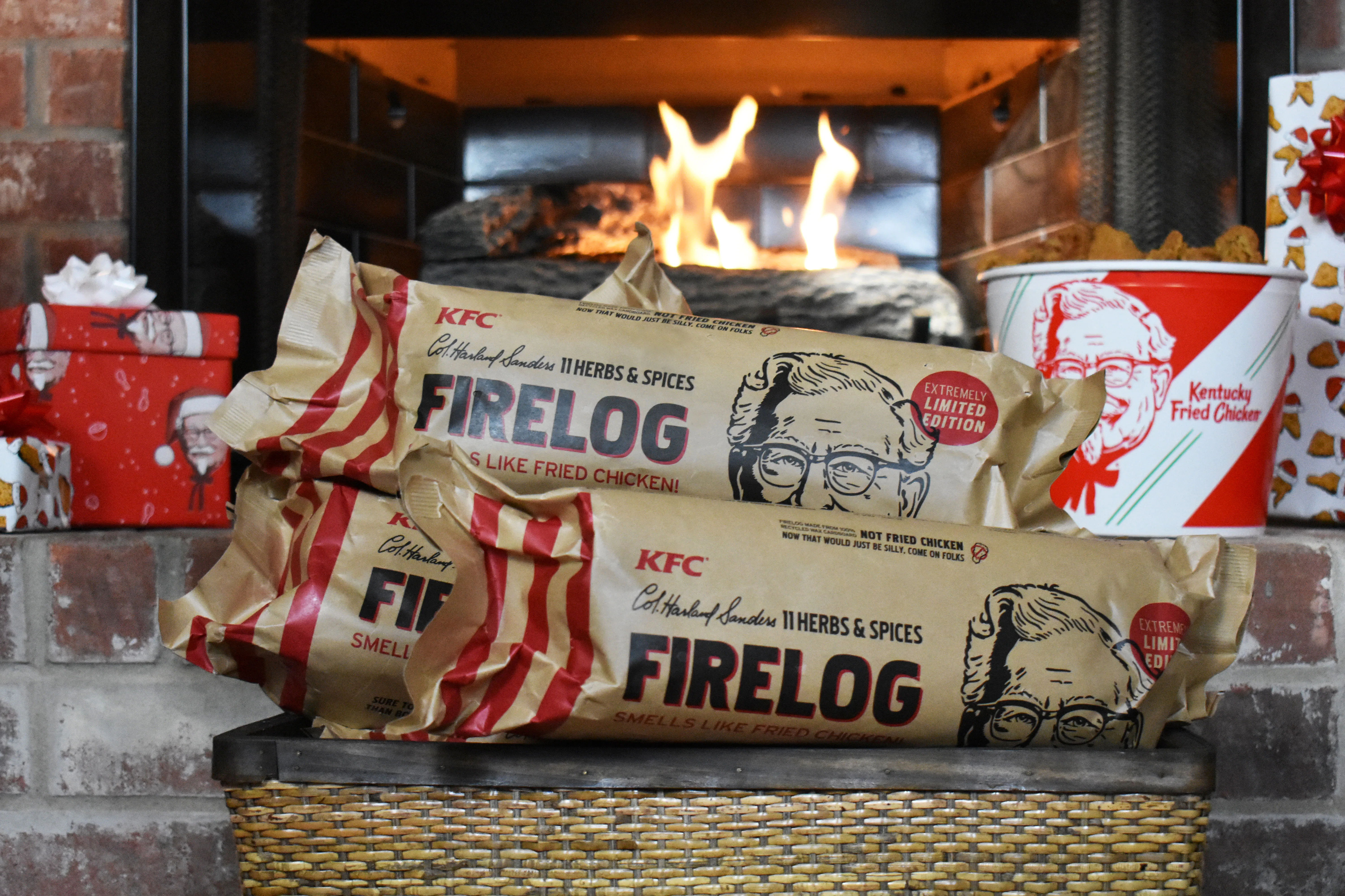 This KFC 11 Herbs & Spices Firelog Will Give Your Home A Different ...