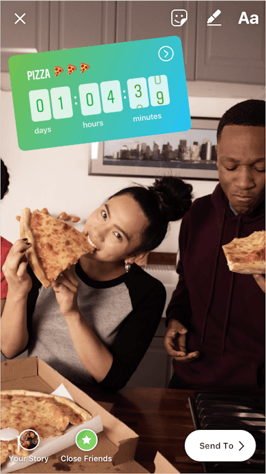 How To Put A Countdown In Instagram Stories & Build Up The Hype With ...