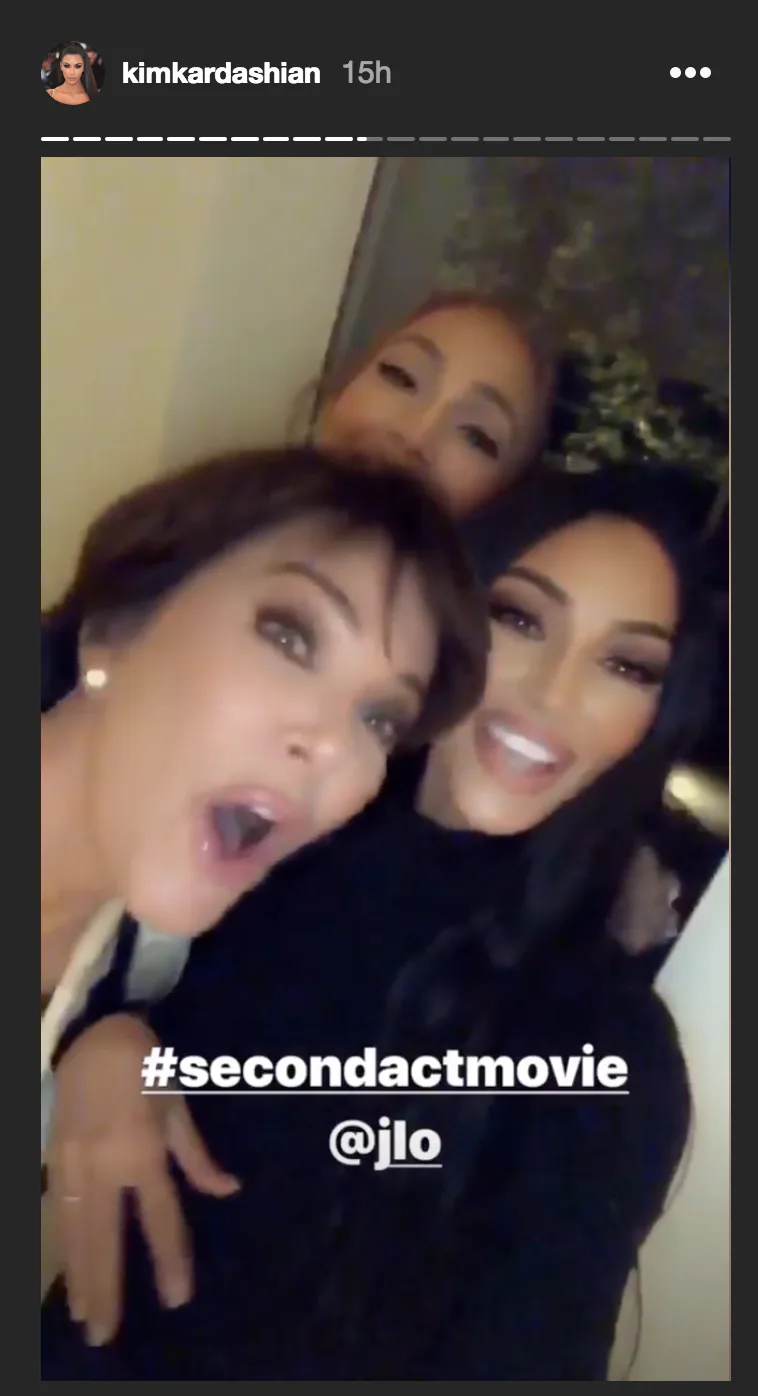 Jennifer Lopez Attending Kim Kardashian's Movie Night Was A Dream Come ...