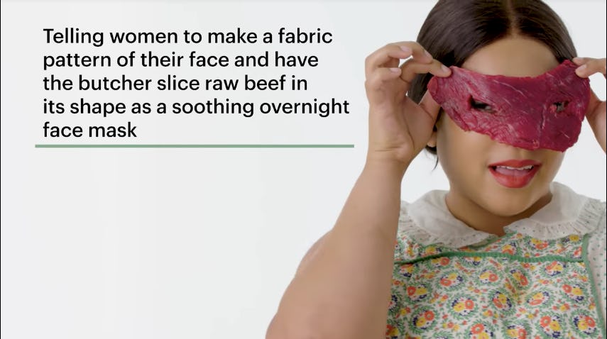 Allure's 100 Years Of Face Masks Video Reminds Us People Used To ...
