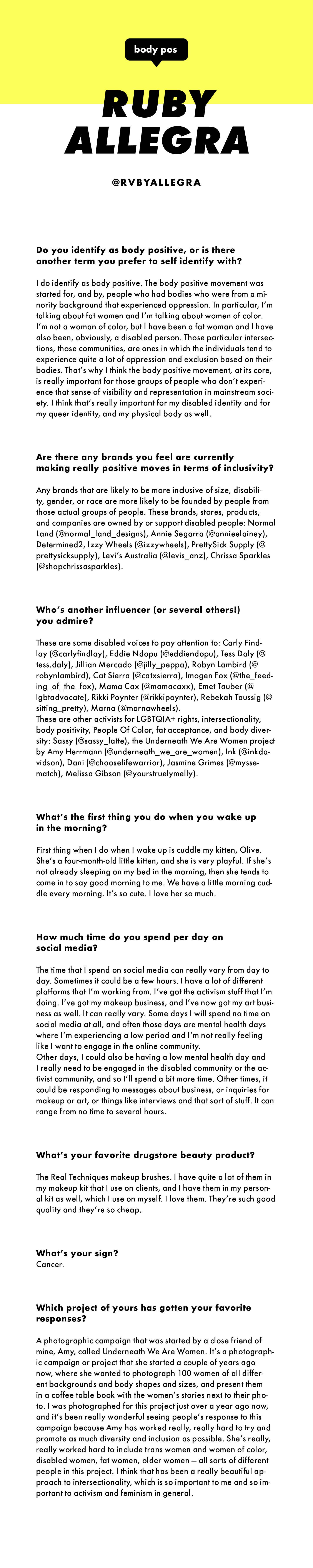 Makeup Artist Ruby Allegra Is Changing How People With Disabilities Are ...