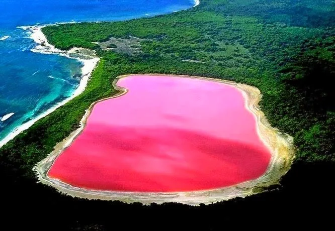 7 Pink Lakes In The World That Look Like They're From Another Planet