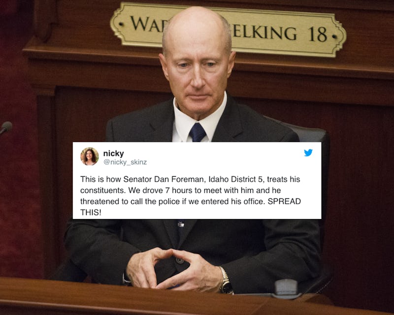 Idaho Sen. Dan Foreman Screams At Students Who Tried To Discuss Birth ...